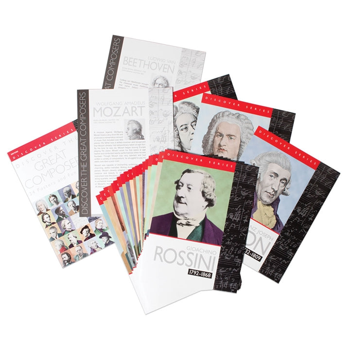 Discover The Great Composers Mini Posters @ The Music Stand