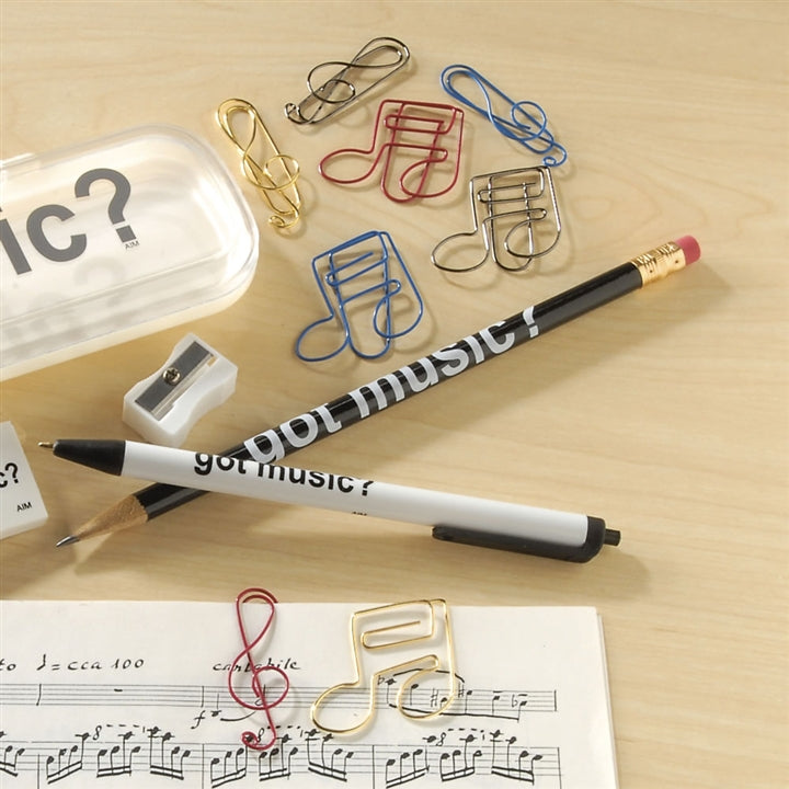 Music Theme Paper Clips at The Music Stand