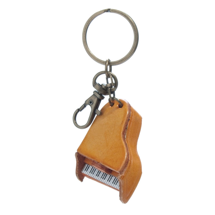 Leather Piano Keychain @ The Music Stand