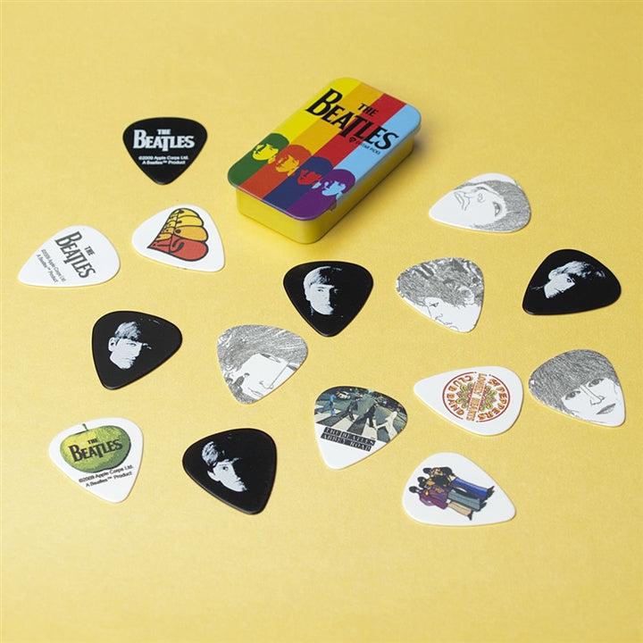 The Beatles Signature Picks in Pop Art Tin at The Music Stand
