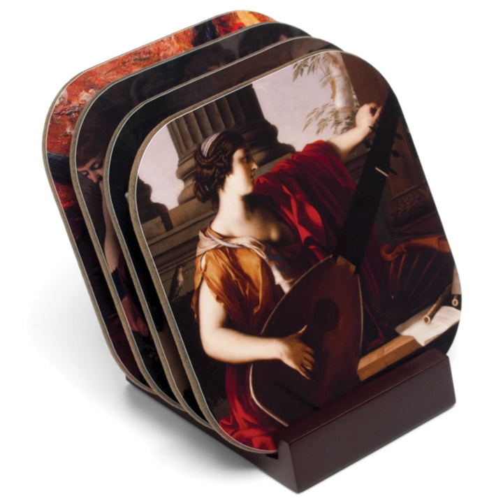 Music Masterworks Coasters Set With Stand at The Music Stand