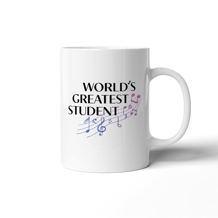 Worlds Greatest Student Mug @ The Music Stand